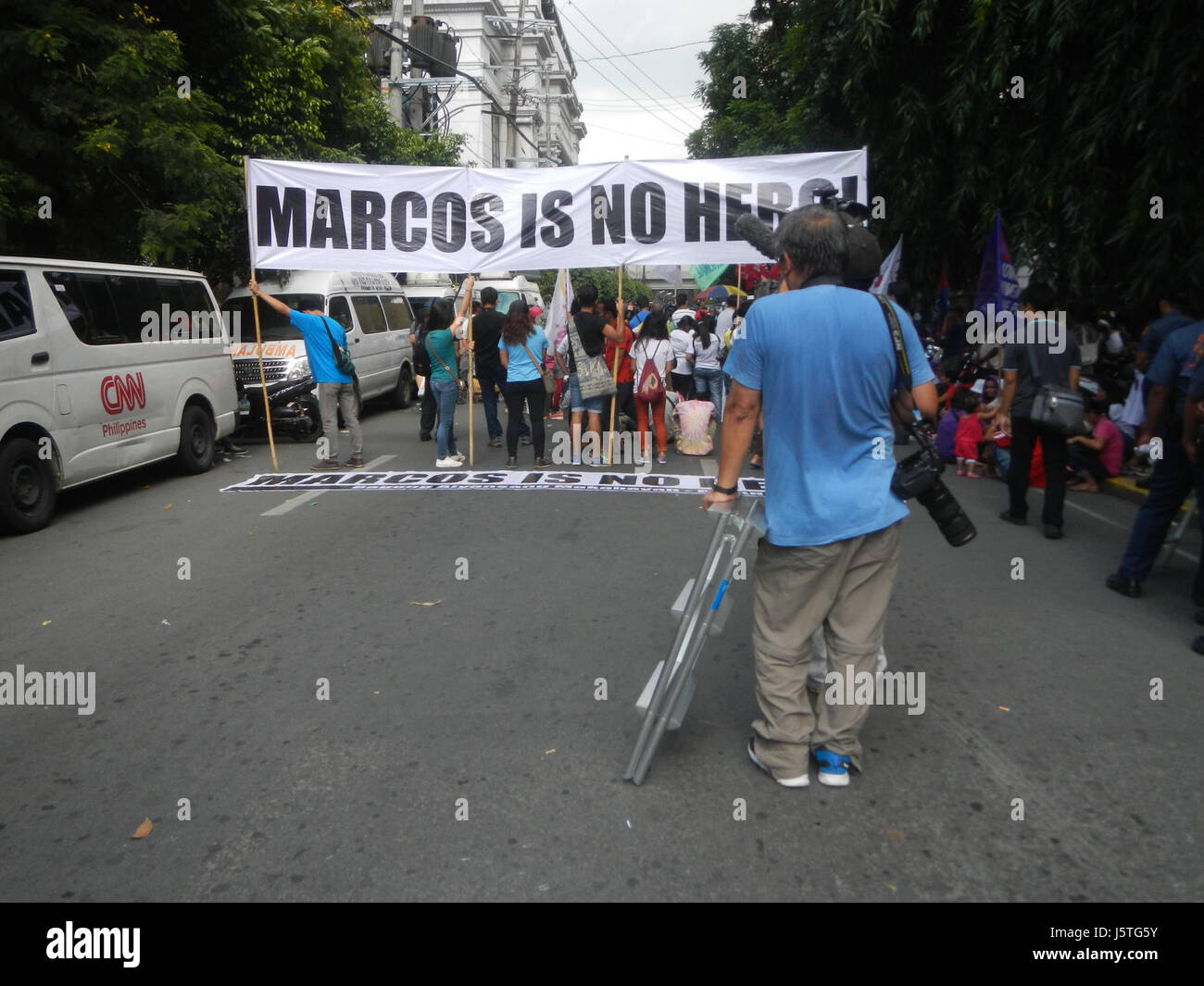 This image represents media coverage of the Vigils and demonstrations ...