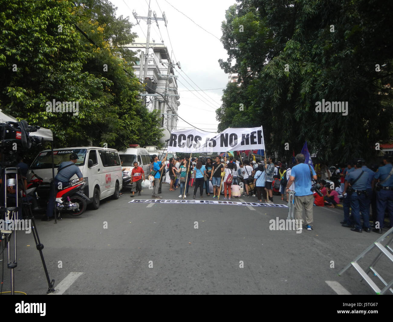 0064 Vigils demonstrations Media coverages Ferdinand Edralin Marcos ...