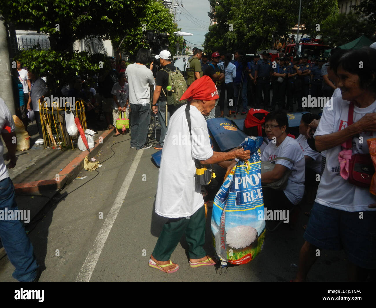 This title refers to the media coverage and public demonstrations ...