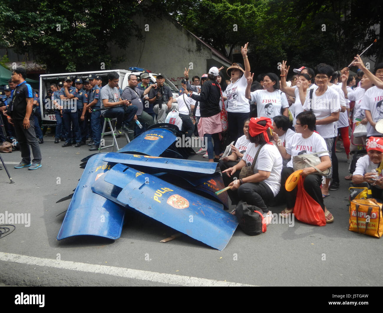 0197 Vigils demonstrations Media coverages Ferdinand Edralin Marcos ...