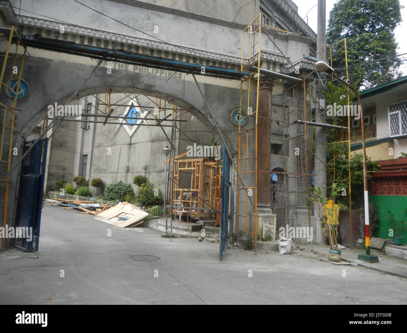 0258 Plaridel Masonic Temple Paco City of Manila 04 Stock Photo - Alamy