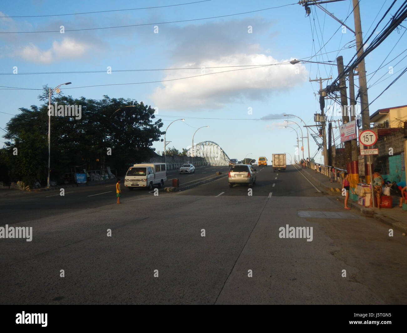 The Lambingan Bridge, built in 1868 across the Pasig River in Santa Ana ...
