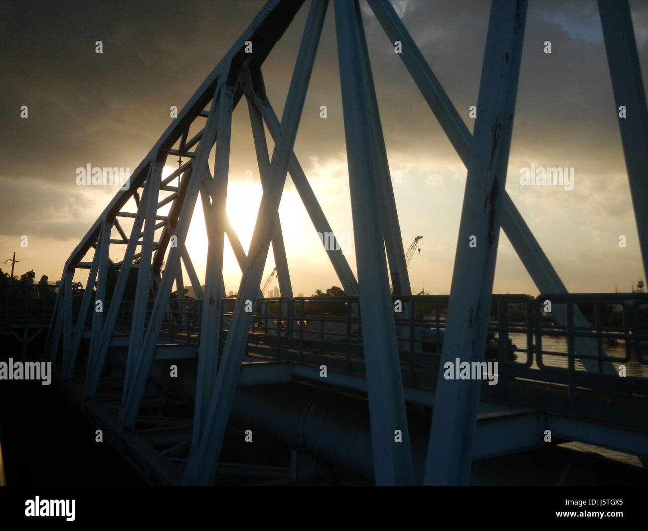 Lambingan Bridge, located in the Santa Ana district of Manila, spans ...
