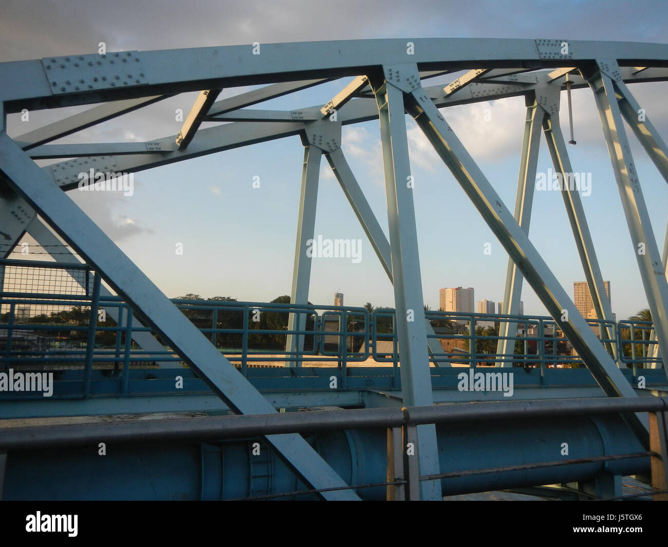 The Lambingan Bridge connects areas of Santa Ana in Manila, spanning ...