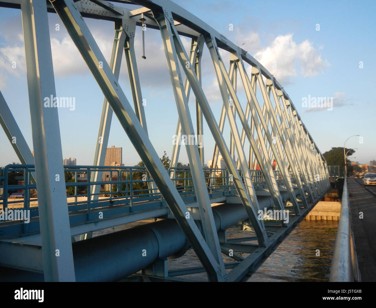Lambingan Bridge, constructed in 1951 over the Pasig River in Manila ...