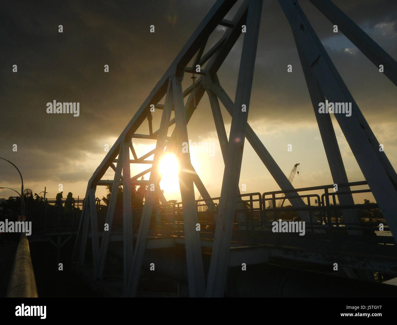 The Lambingan Bridge is located in Santa Ana, Manila, spanning the ...