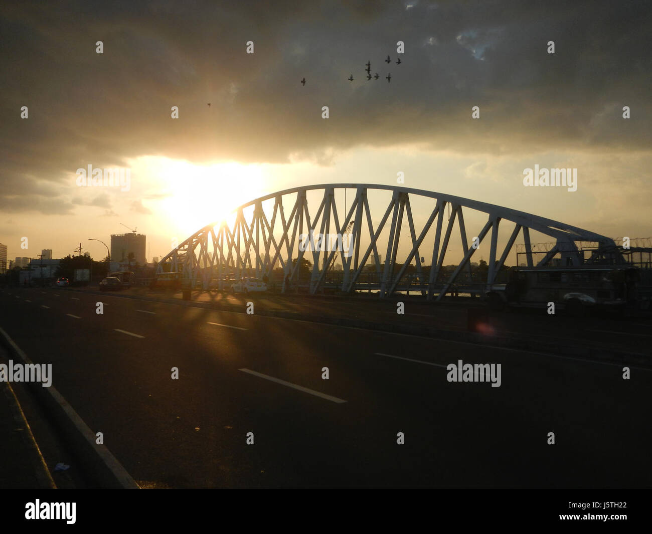 Lambingan Bridge, located over the Pasig River in Santa Ana, Manila, is ...
