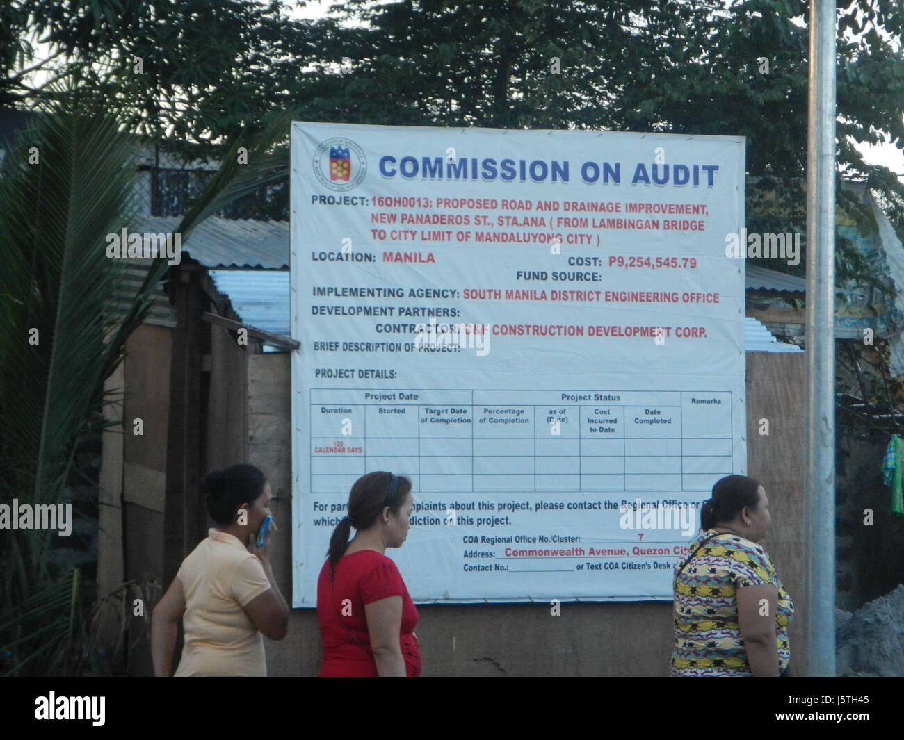 This image features a sunset over Kalentong in Santa Ana, Mandaluyong ...
