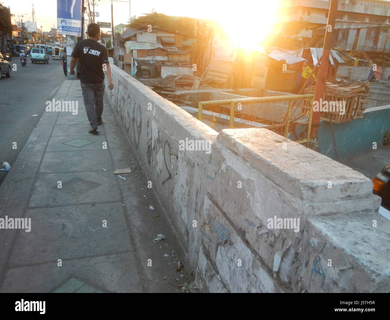This photograph captures the beautiful sunset view along Kalentong in ...