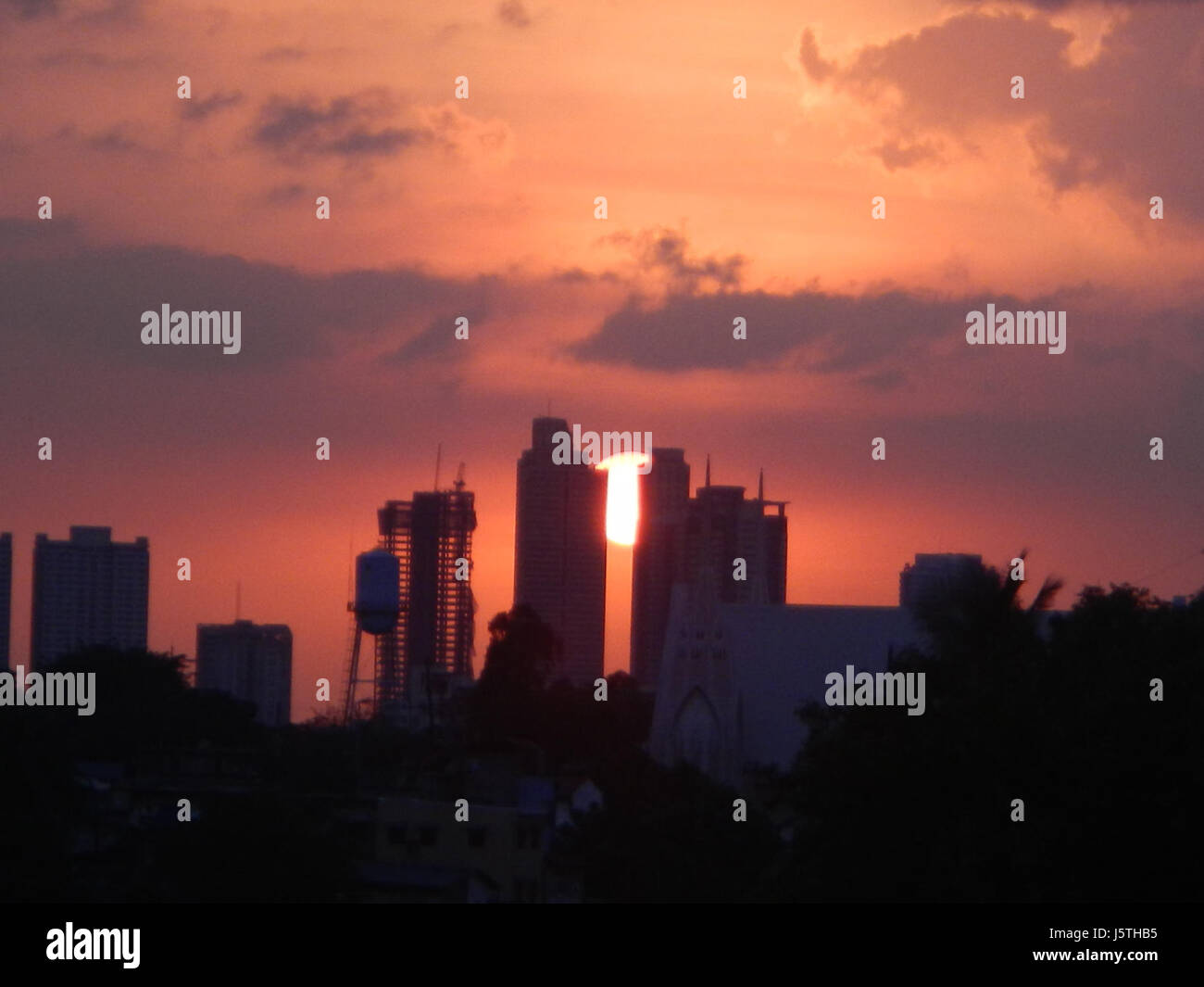 This title references the picturesque view of sunsets over Kalentong ...