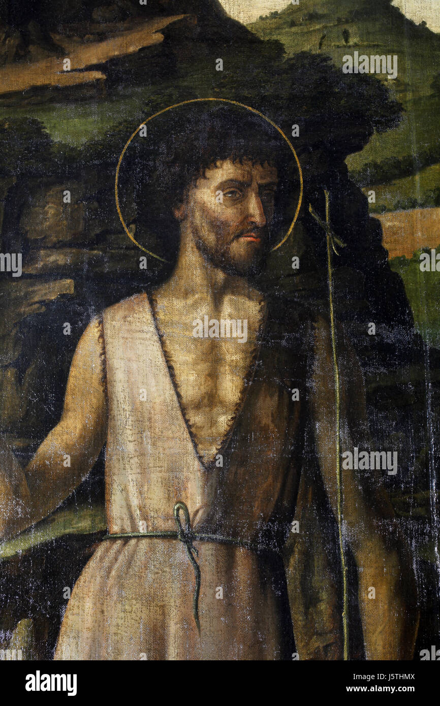 Bellini saint john the baptist hi-res stock photography and images - Alamy