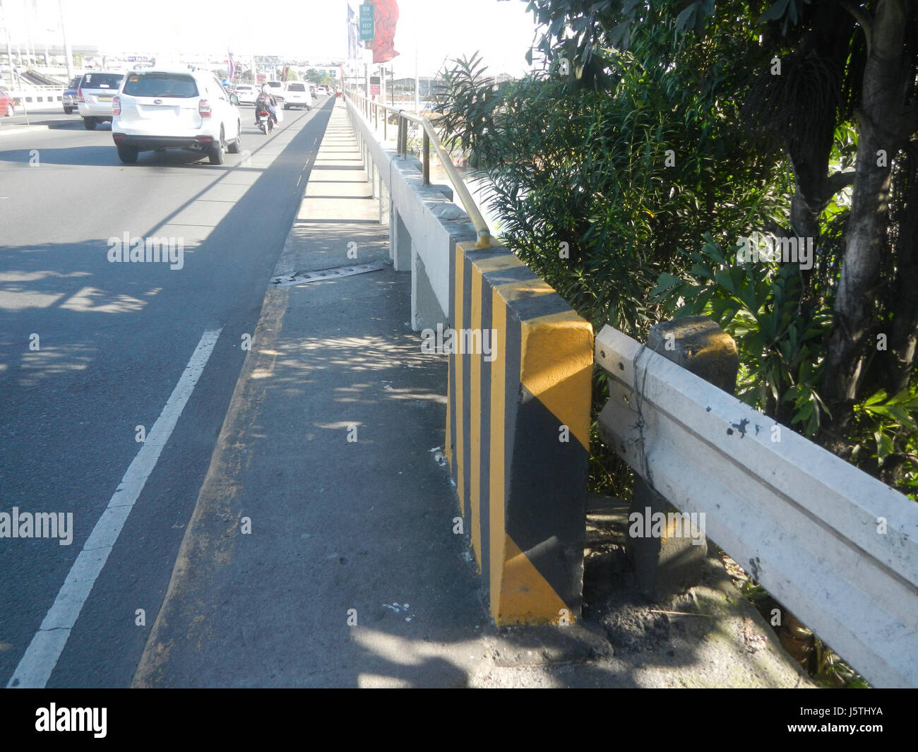 This image showcases the Footbridge along Marcos Highway, connecting ...