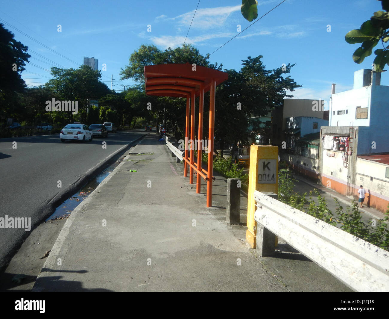 The 0164 footbridge on Marcos Highway Bridge in Marikina City is a ...