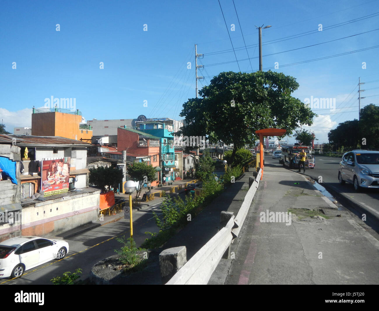 The footbridge over Marcos Highway in Marikina City is a vital ...