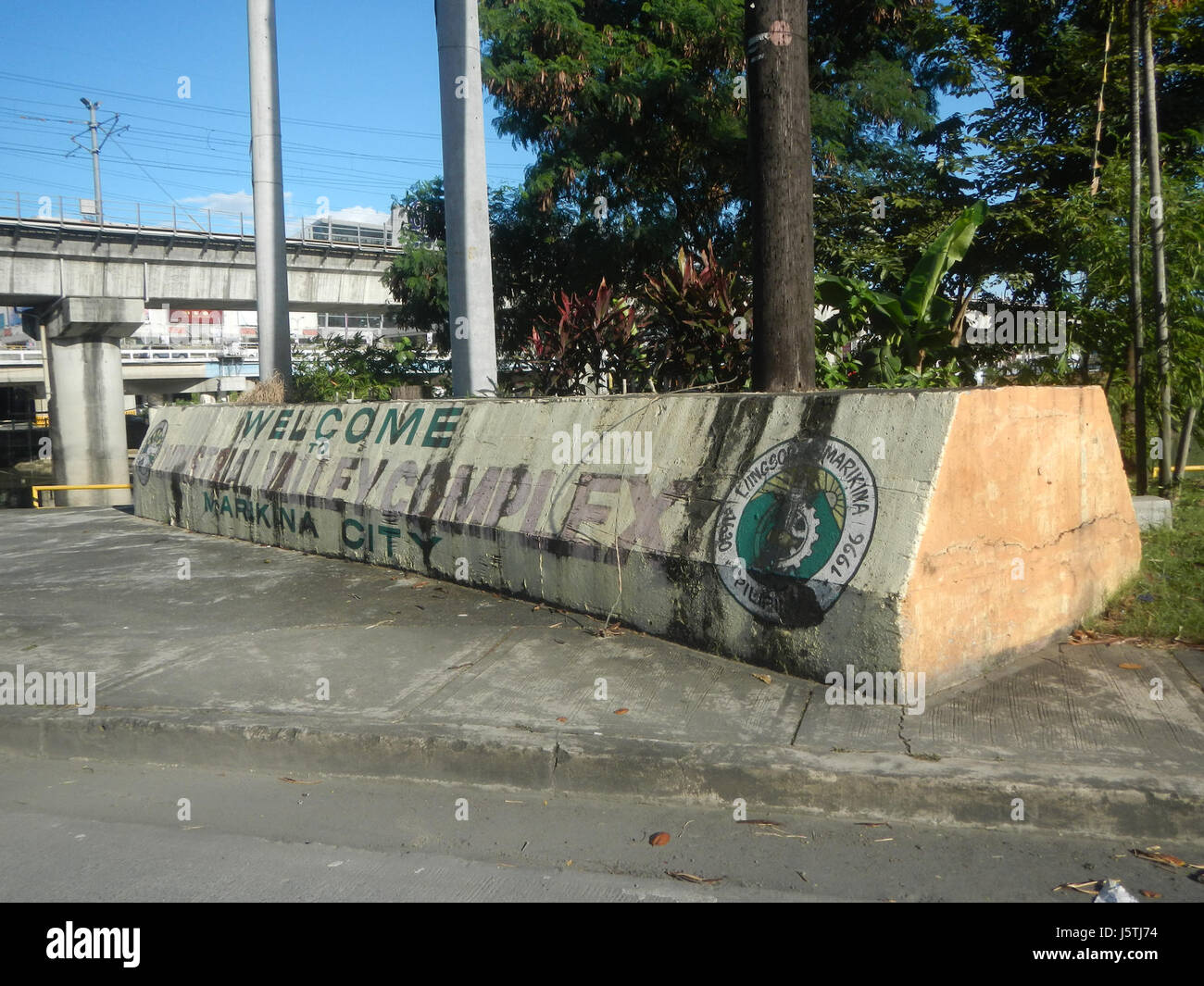 This image shows the Barangay Industrial Valley Complex near the LRT ...