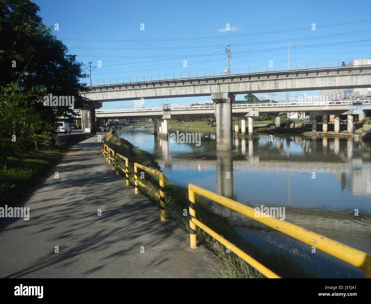 This image shows the Barangay Industrial Valley Complex and the LRT ...