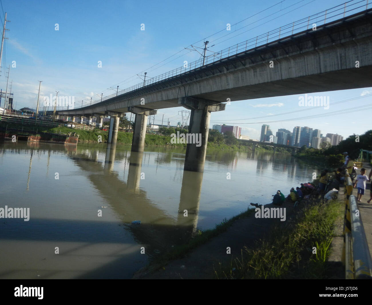 A view of Barangay Industrial Valley Complex, including LRT Line 29 ...