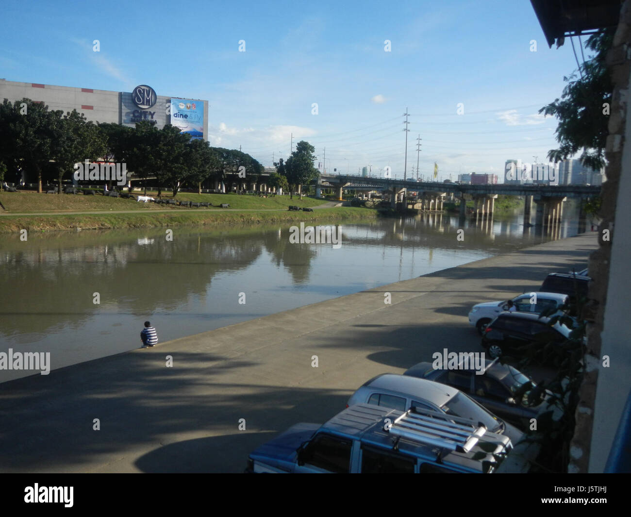 This image depicts Marikina River Park in the Philippines, located ...