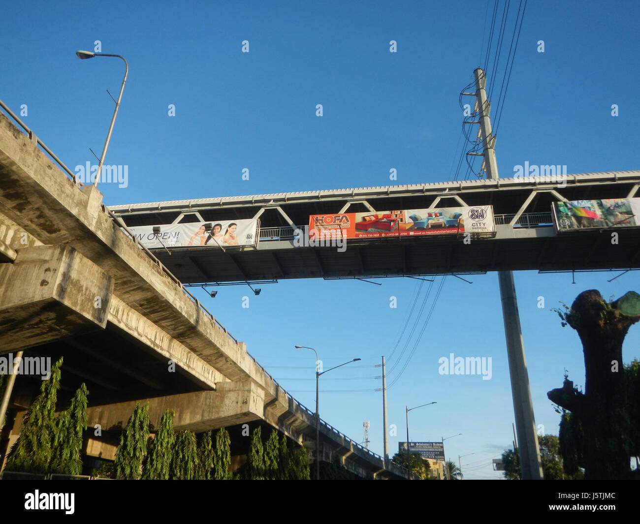 01014 SM City Marikina Flyover Marcos Bridge Highway River LRT Line 15 ...