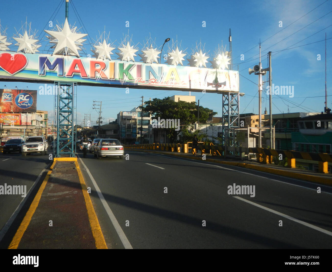 This refers to the Marikina Bridge, located in the Marikina City region ...