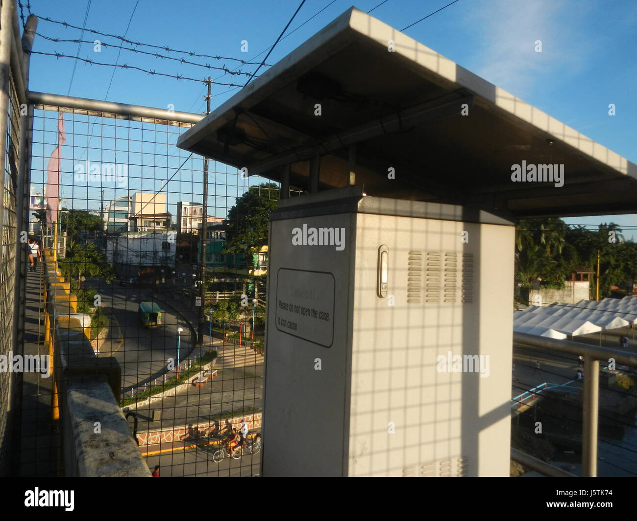 A photograph of Marikina Bridge in the Philippines, spanning the city ...