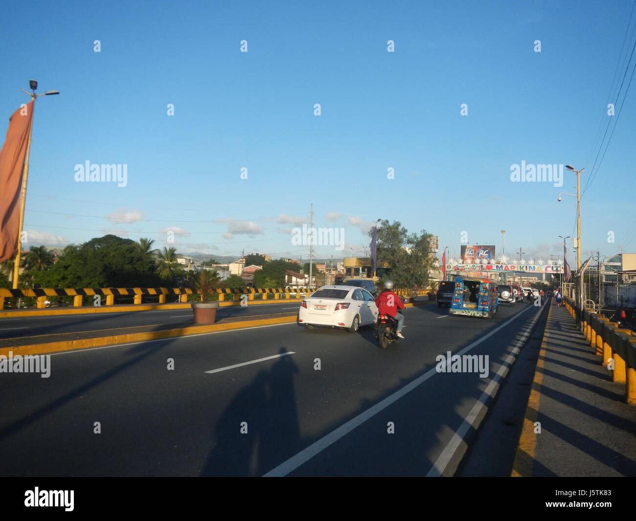 This image refers to a bridge over the Marikina River in Marikina City ...