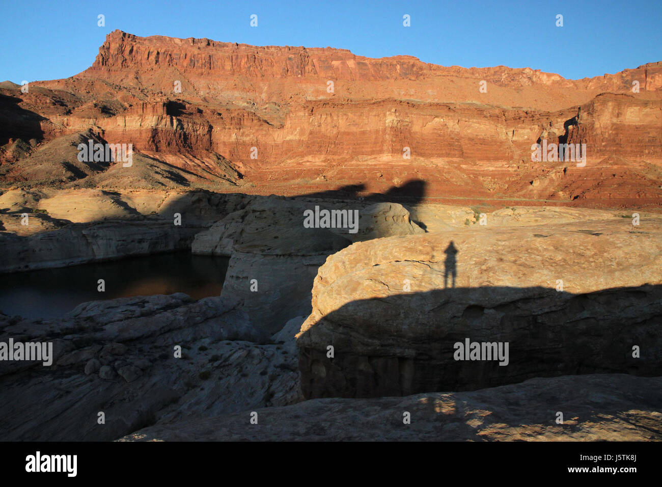 Hite Crossing campsite is located in the Glen Canyon National ...