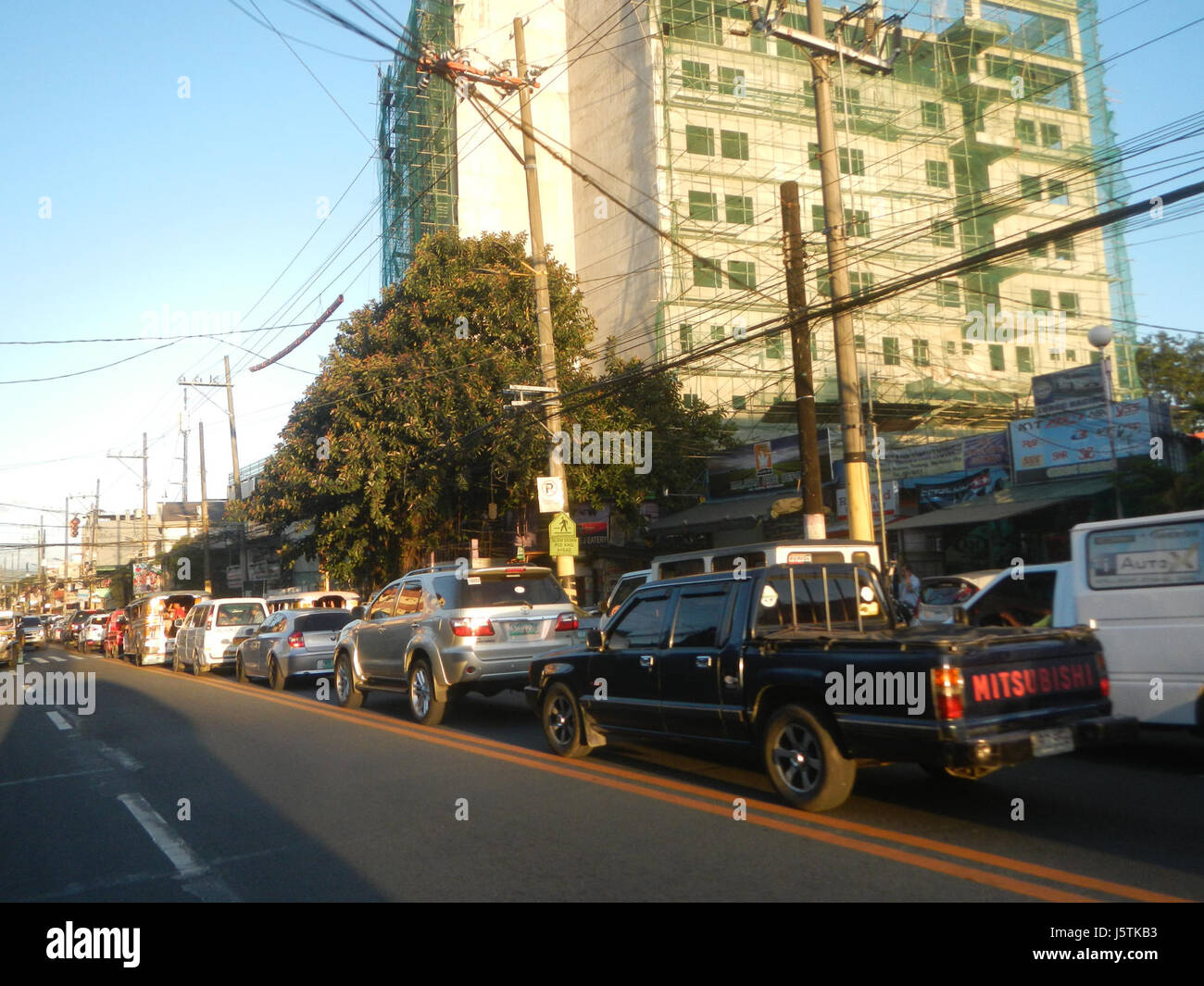 The A. Bonifacio Avenue Bridge in Marikina City spans across the City ...