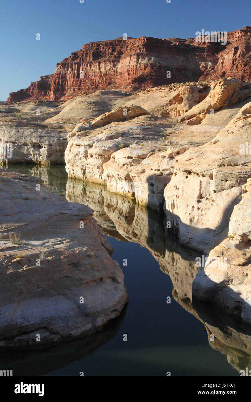 The Hite Crossing campsite, as depicted in this image, is a popular ...