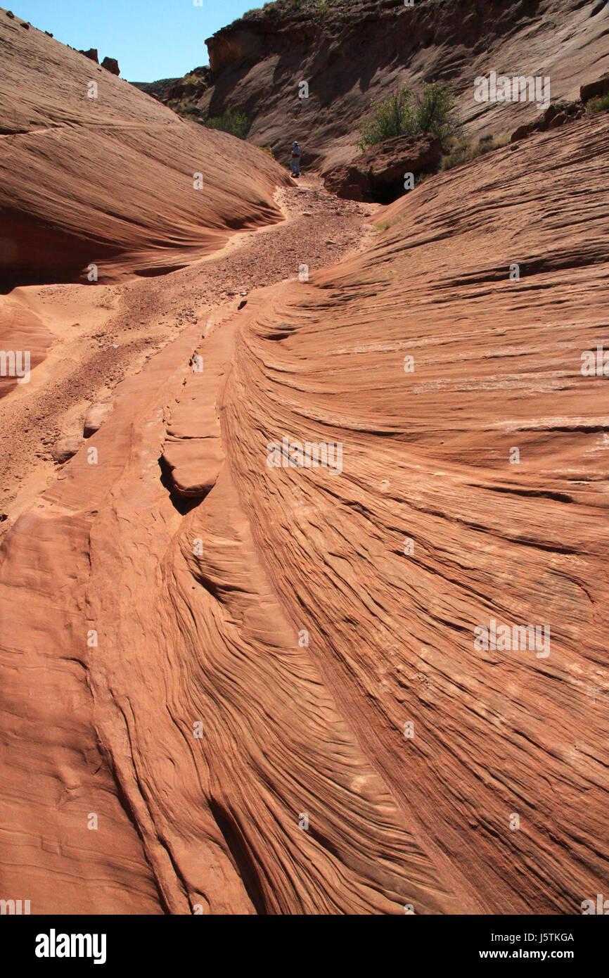 This photograph captures a side canyon off Poison Springs Canyon in the ...