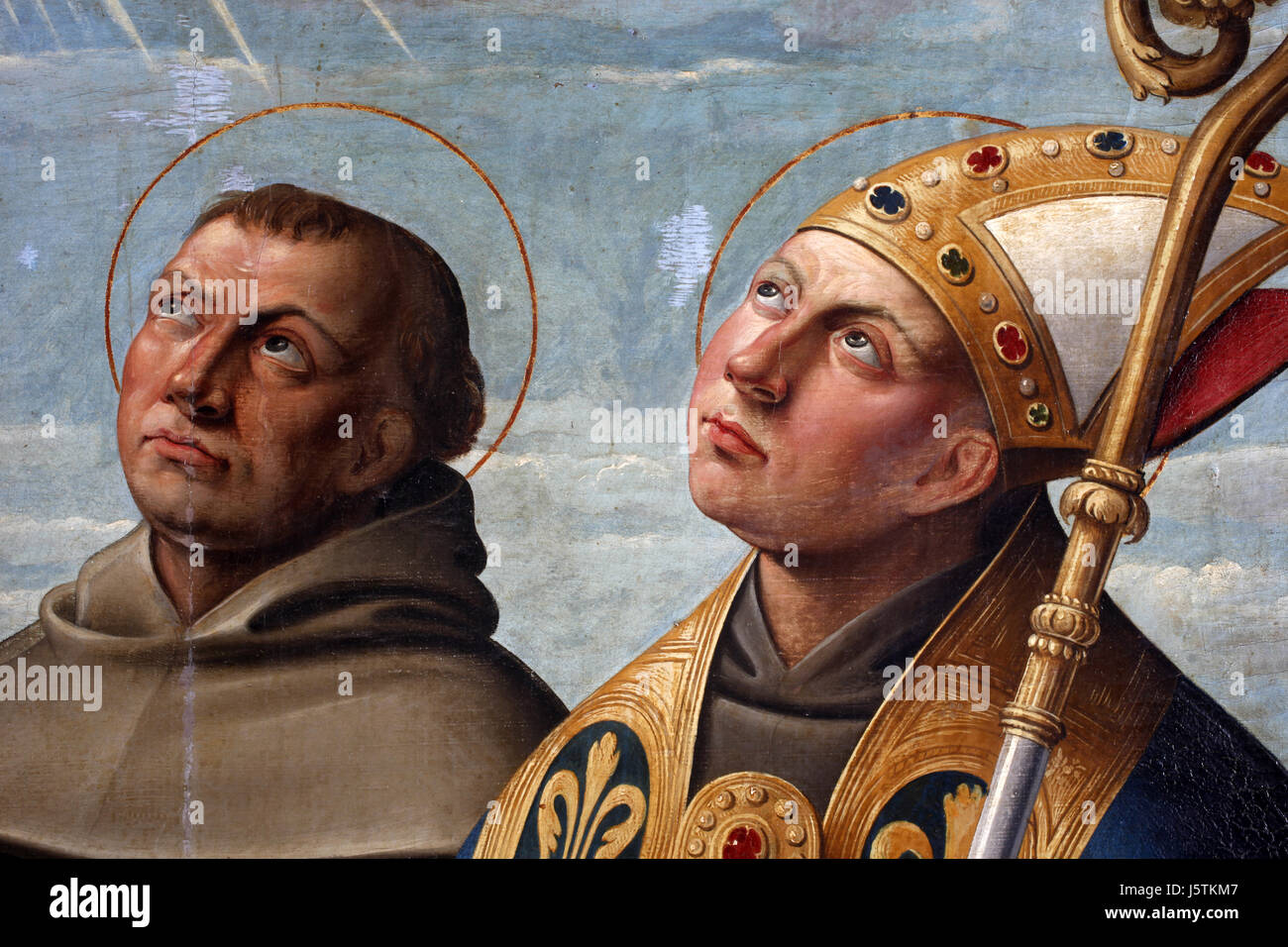 Girolamo da Santa Croce: St. Anthony of Padua and St. Louis of Toulouse ...