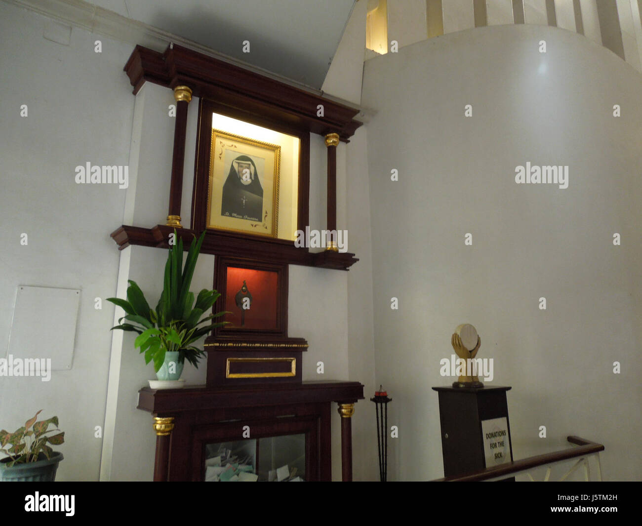This image showcases the Archdiocesan Shrine of the Divine Mercy ...