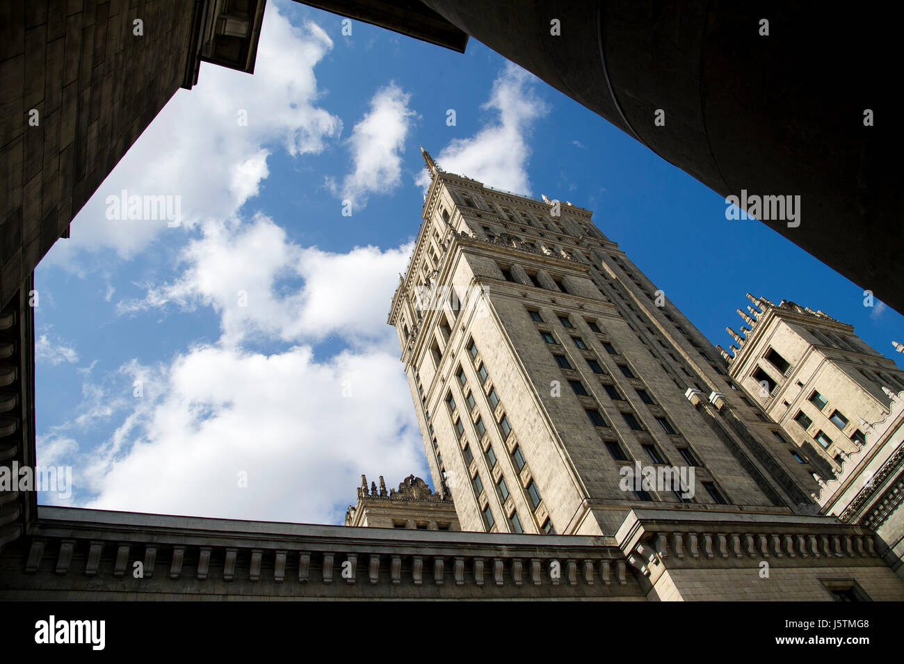 Palace of Culture and Science (Palac Kultury i Nauki PKiN) in Warsaw ...