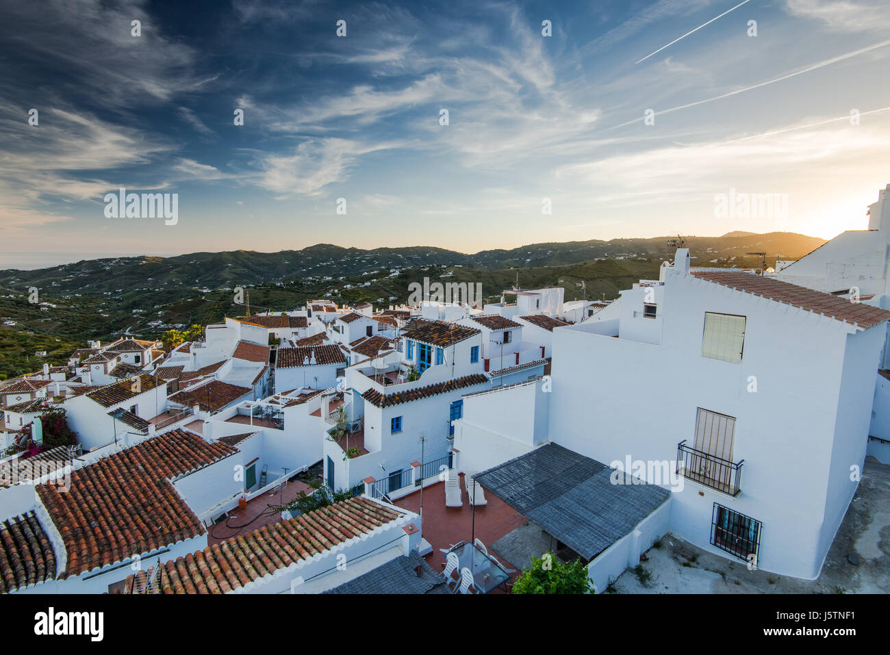 Frigiliana white village hi-res stock photography and images - Alamy