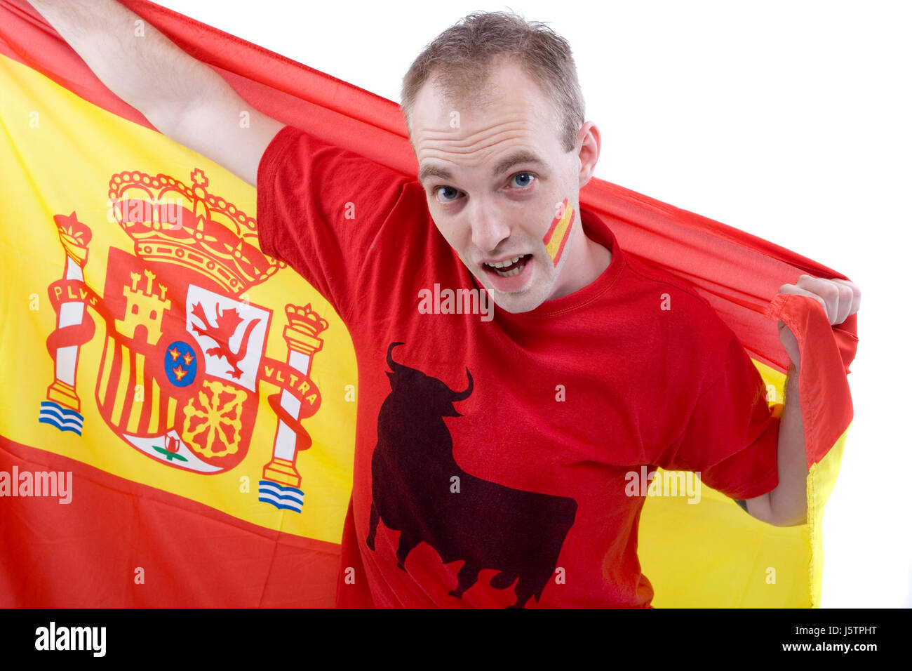 sport sports spain flag nation spaniard supporter fan enthusiasm ...
