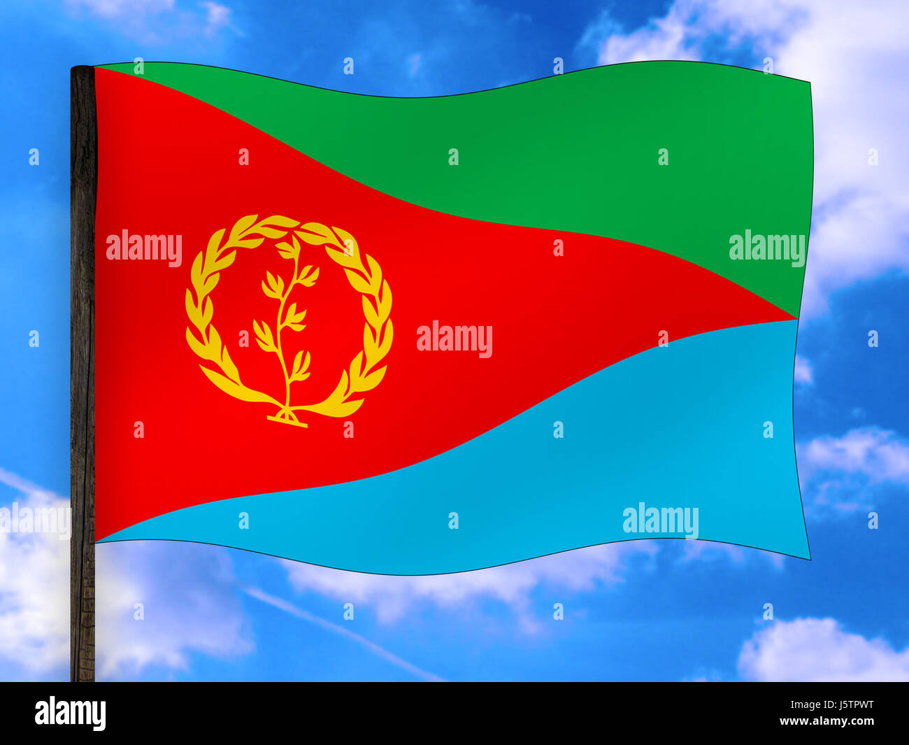 Flag Eritrea High Resolution Stock Photography and Images - Alamy