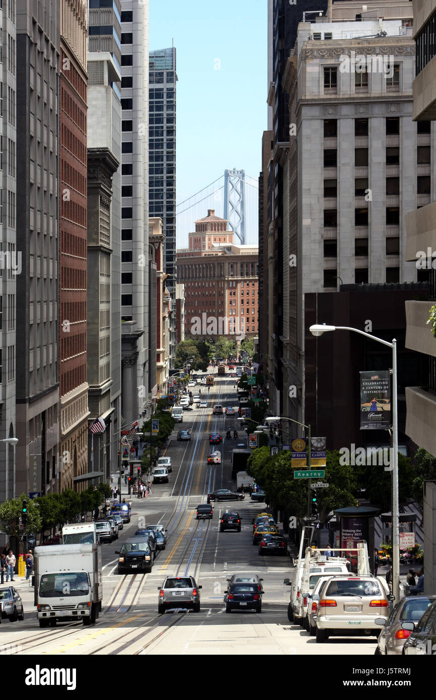 california street san francisco Stock Photo - Alamy
