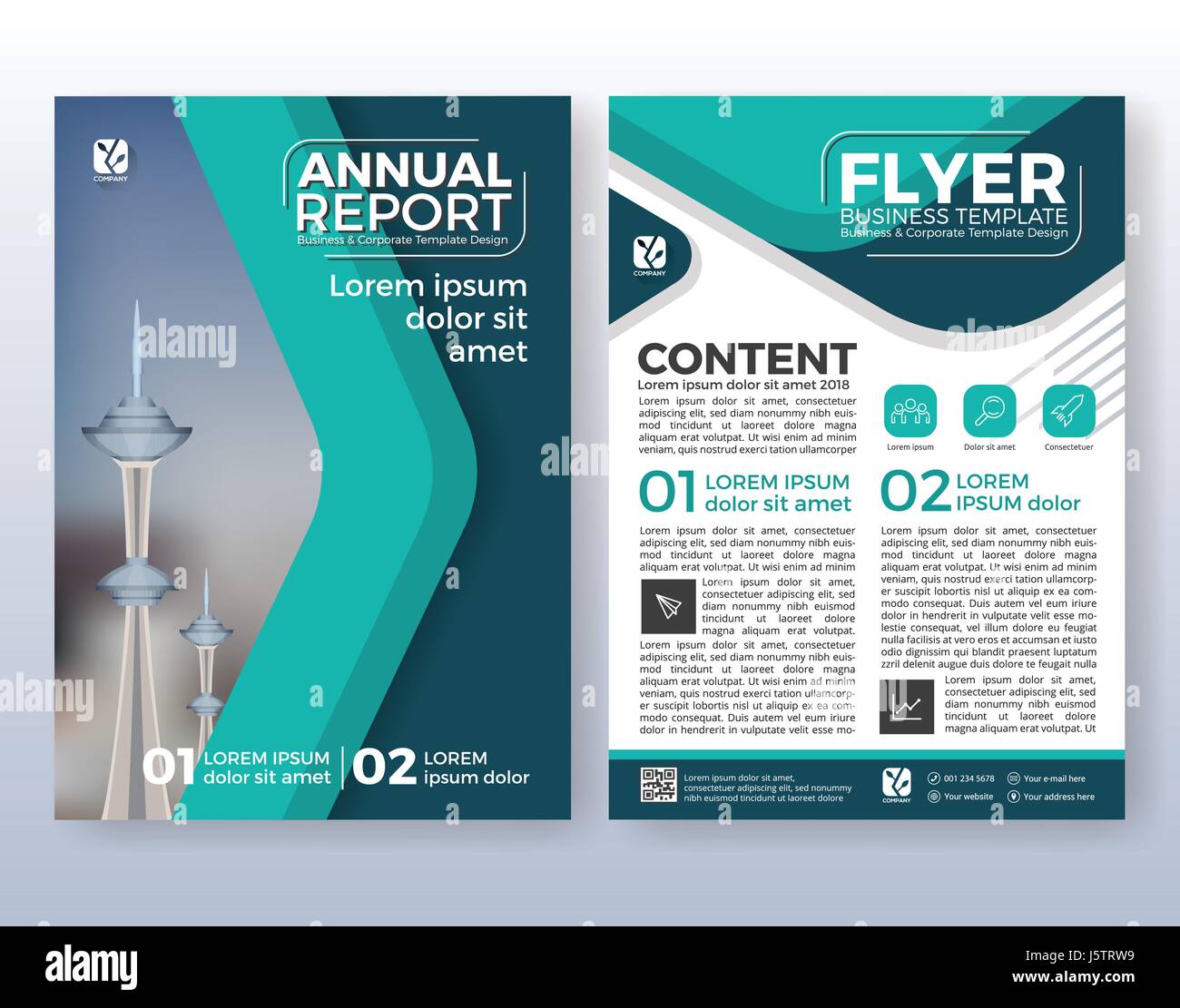 Multipurpose corporate business flyer layout design. Suitable for flyer ...