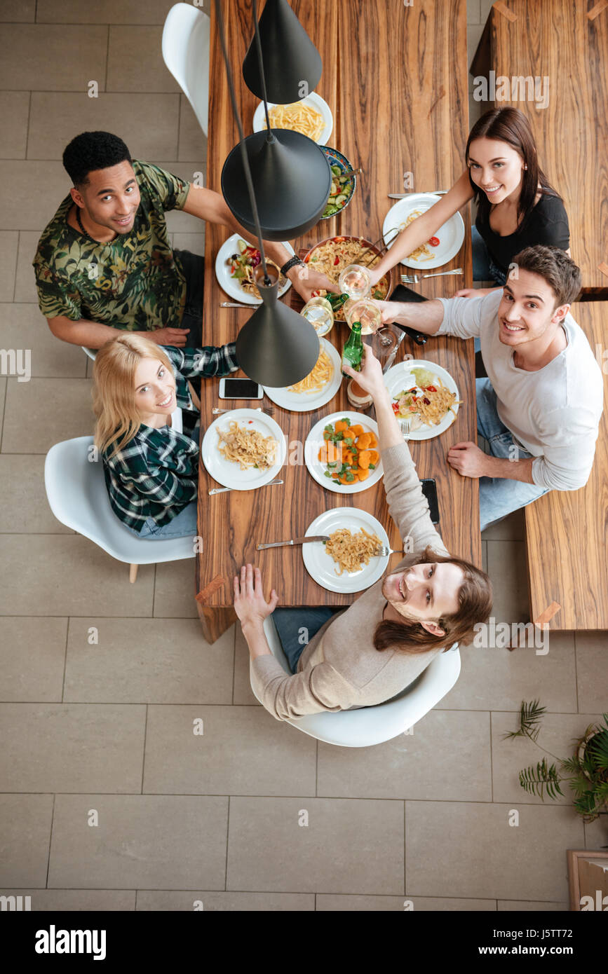 Dining table top view hi-res stock photography and images - Alamy