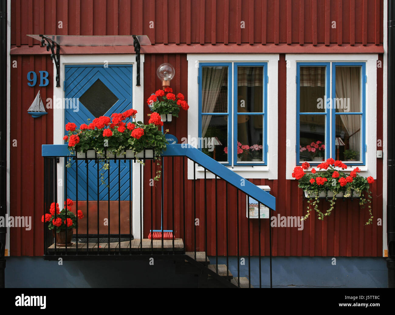 sweden framehouse friendly kind facade typical vacation travel swedish ...