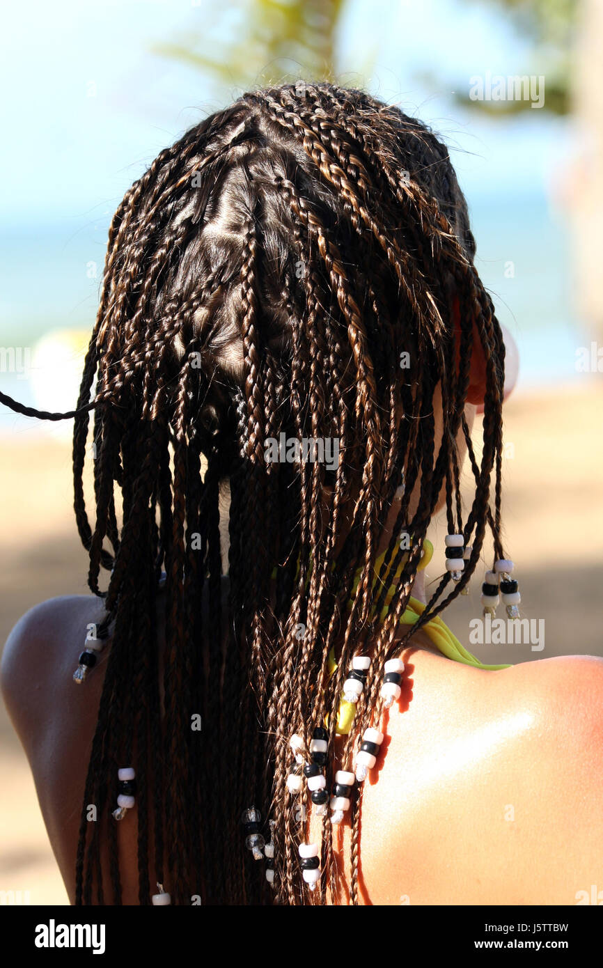 plait lichens raster plaits braids woman hand hands holiday vacation ...