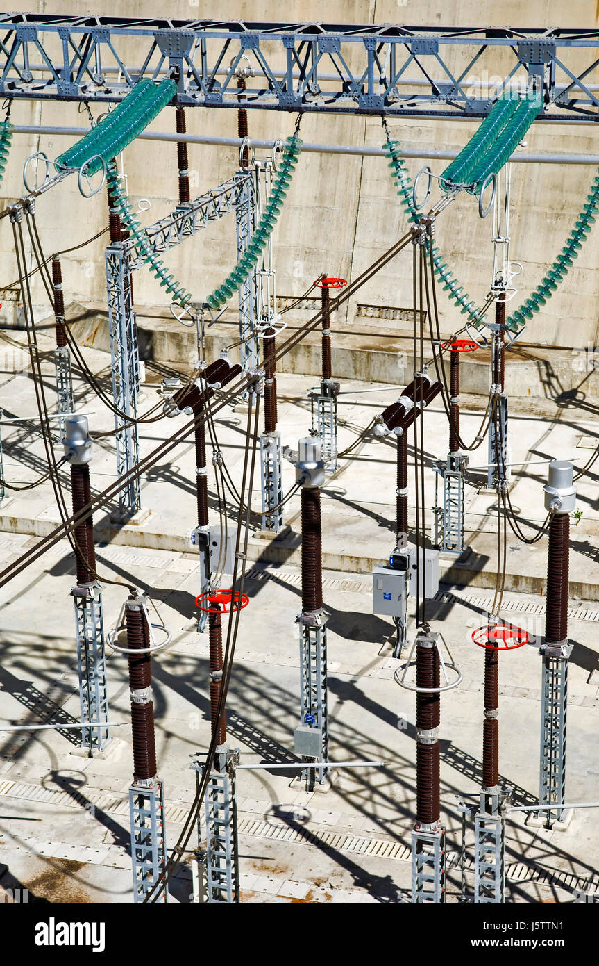 energy power electricity electric power production dam cable wire ...