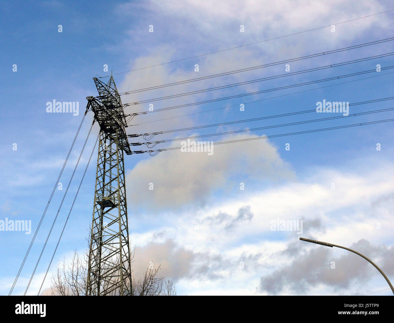 energy power electricity electric power blue tree trees energy power ...