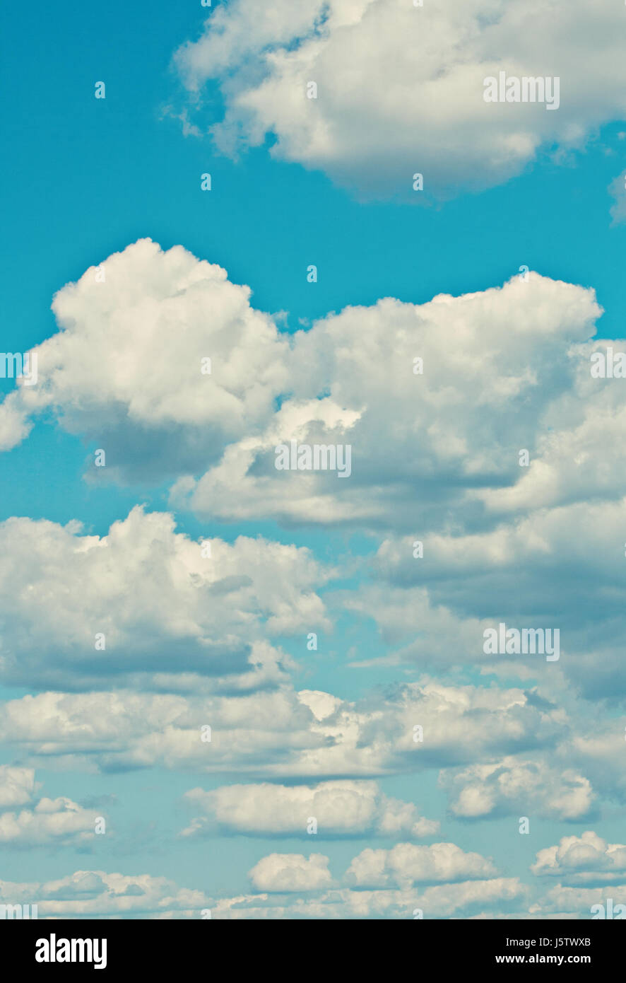 Blue sky with clouds outside hi-res stock photography and images - Alamy