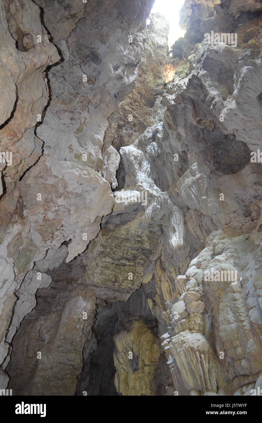 Limestone cave in Andaman at Baratang Island, this island between South ...