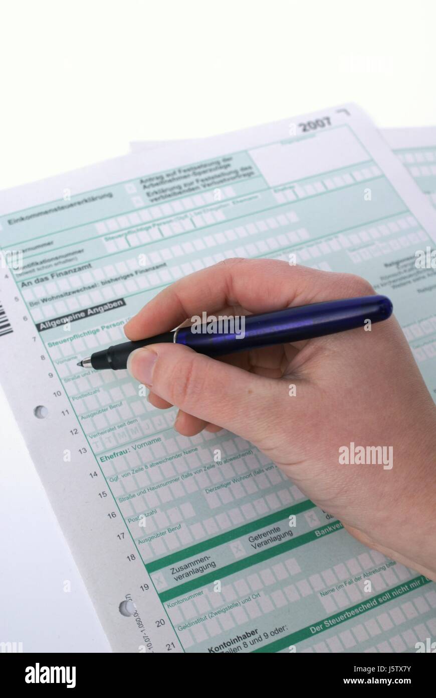 hand tax form tax return tax on wages fill hand finger magpie ...