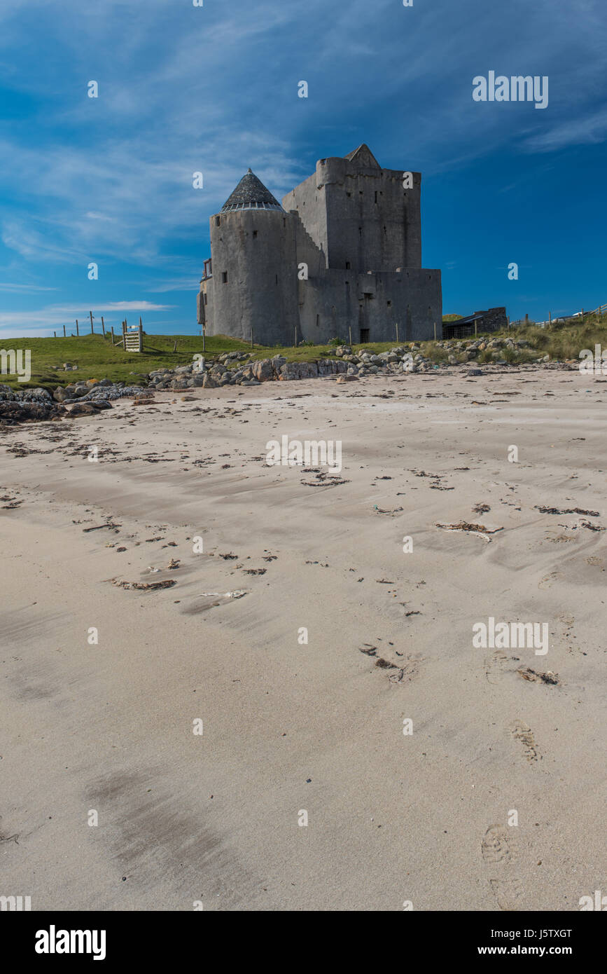 The 15th Century Breachacha Castle on the Inner Hebridean Isle of Coll ...