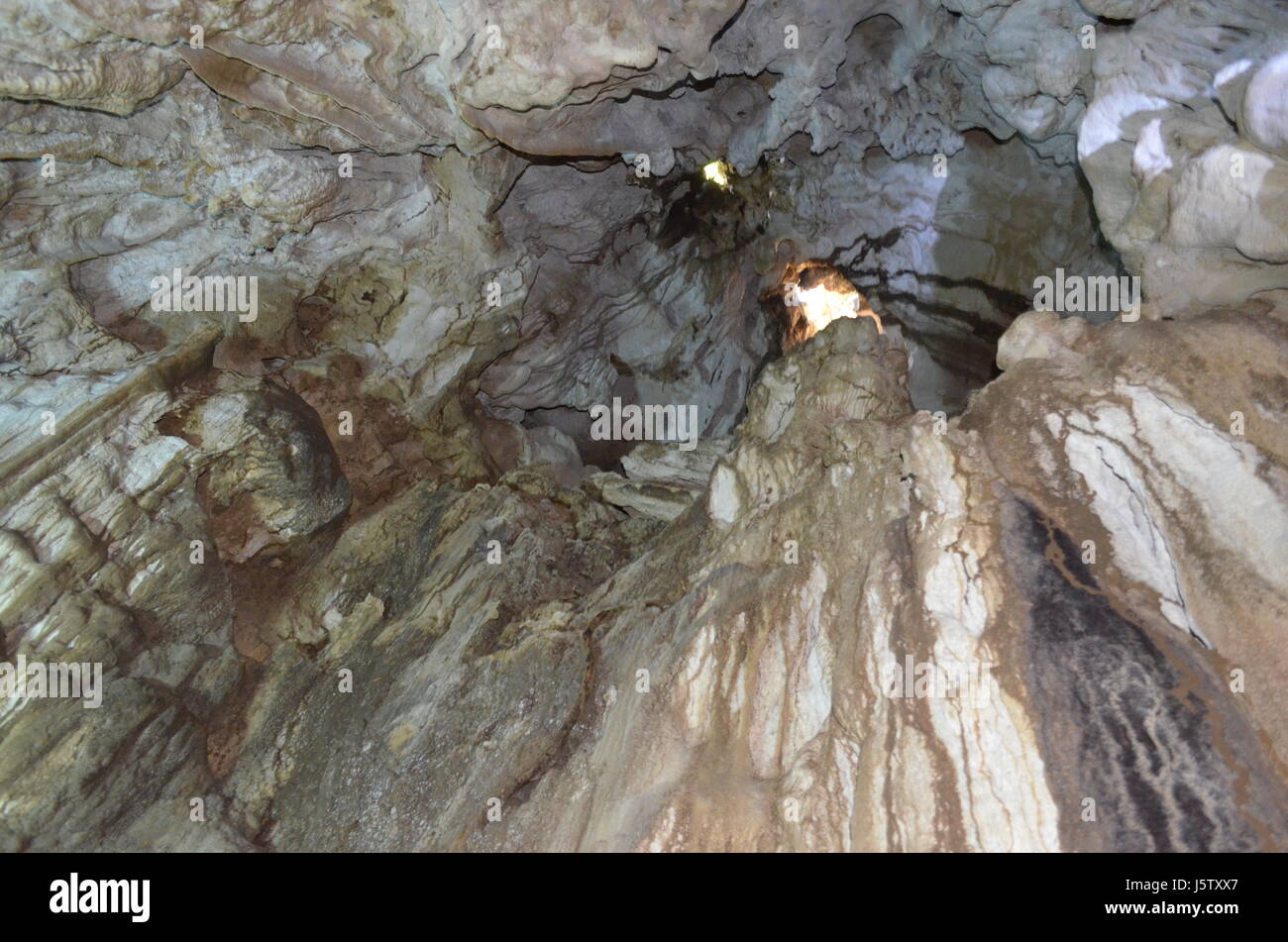 Limestone cave in Andaman at Baratang Island, this island between South ...