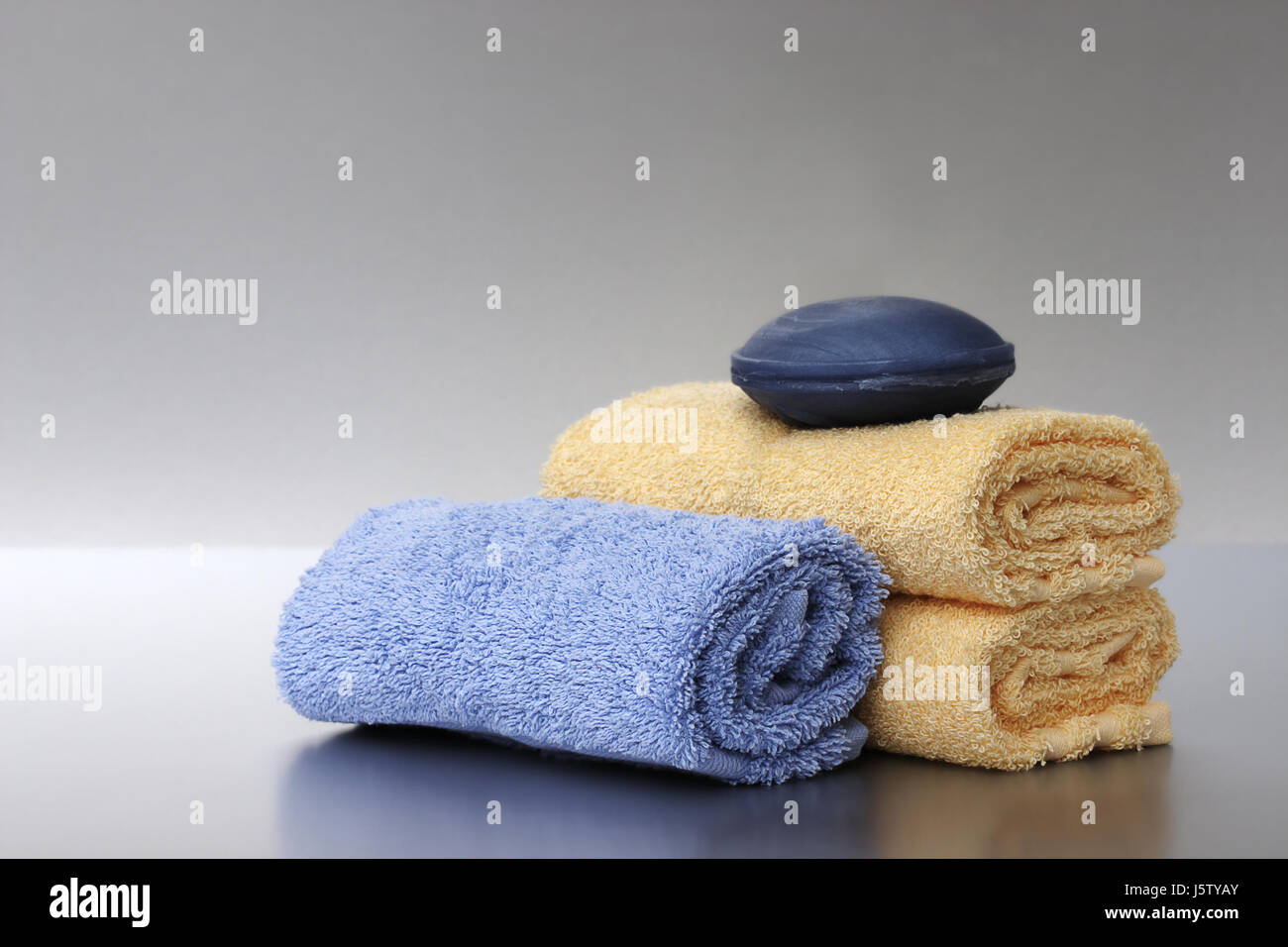 blue care towel hygiene personal care soap grey gray yellow blue face ...