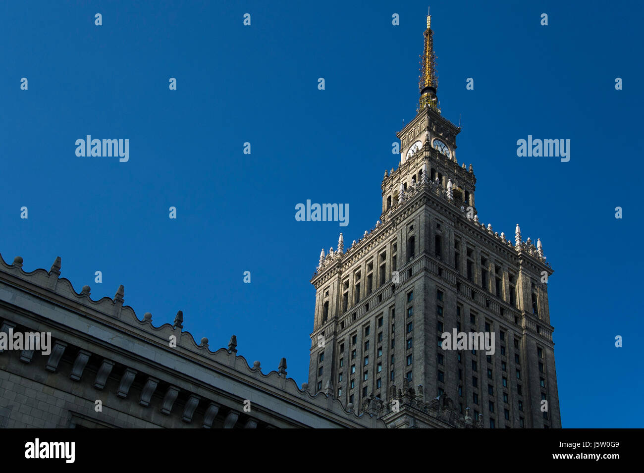 Palace of Culture and Science (Palac Kultury i Nauki PKiN) in Warsaw ...